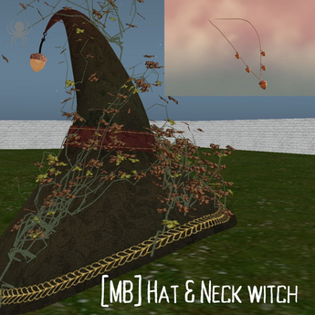 Second Life Marketplace - [MB] Hat & Neck witch